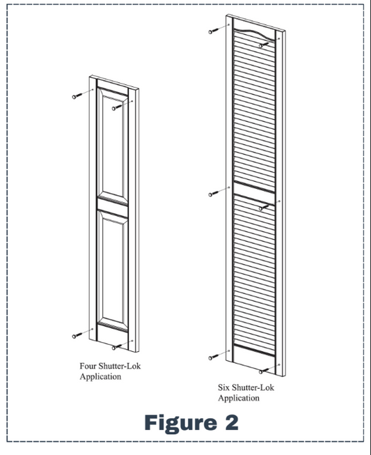 INSTALLING SHUTTERS WITH SHUTTER-LOKS – duralok